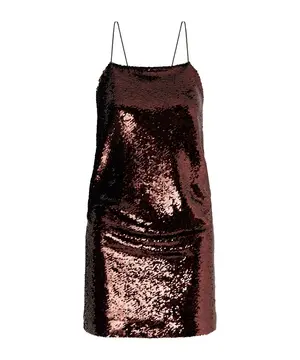 Alex Perry Sequined Mesh Mini Dress - Black
