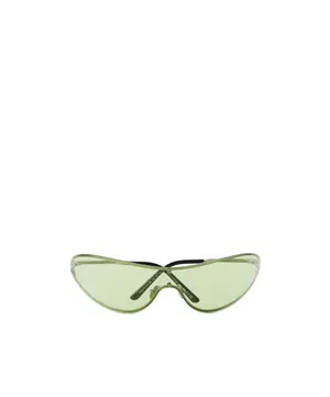 TOM FORD Brady-02 D-frame Silver-tone Sunglasses - Green