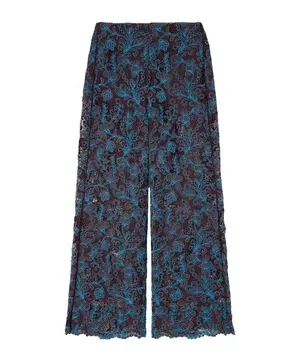 ALEMAIS Francine Lace Wide-leg Pants - No