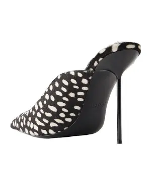 Paris Texas Printed Calf Hair Mules