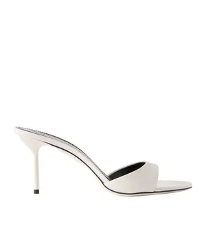 Paris Texas Patent-leather Mules - White