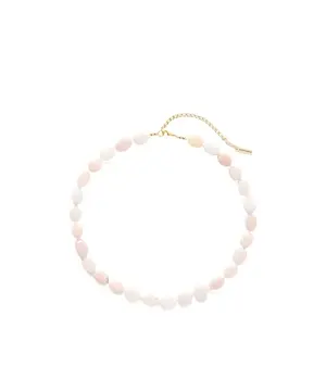 JENNIFER BEHR Gradient Bead Necklace - White