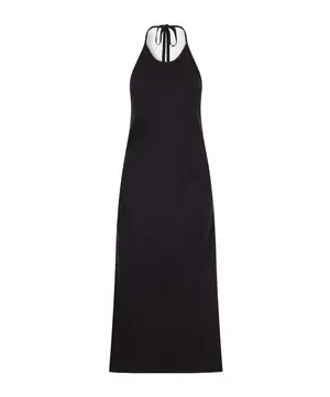 JAMES PERSE Halter Linen Dress - Black