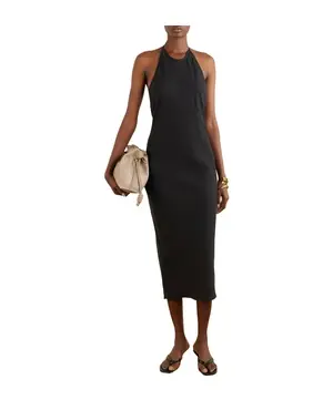 JAMES PERSE Halter Linen Dress