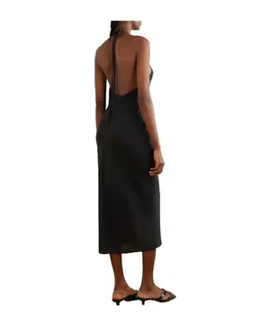 JAMES PERSE Halter Linen Dress