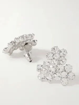 JENNIFER BEHR Round Crystal Stud Earrings