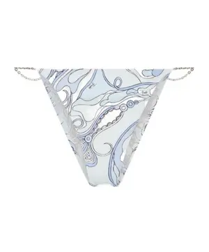 Emilio Pucci Printed Bikini Briefs - Blue