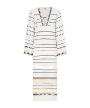LEMLEM Striped Linen Maxi Dress - No