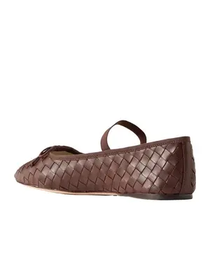 LOEFFLER RANDALL Woven Leather Ballet Flats