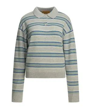 Guest In Residence Long-sleeved Sweater - Lightblue
