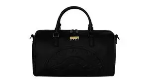 SPRAYGROUND Gold Brick Lux Mini Duffle Bag - Black