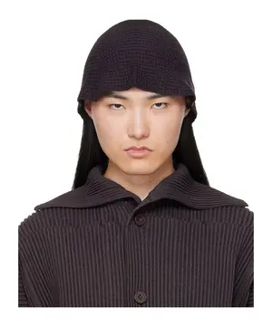 Issey Miyake Crocheted Fisherman's Hat - Brown
