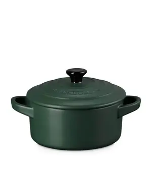 LE CREUSET Petite Stoneware Round Casserole Dish - Green