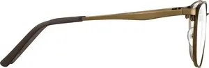 Zenni Square Glasses Flex Titanium Full Rim Frame