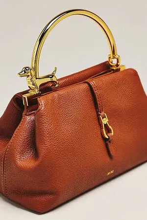 Jw Pei Bruna Dachshund Metal Top Handle Satchel