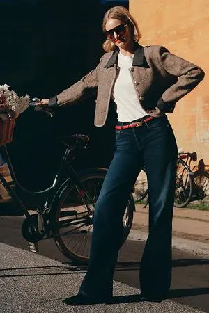 RE/DONE Laurel Mid-rise Wide-leg Jeans