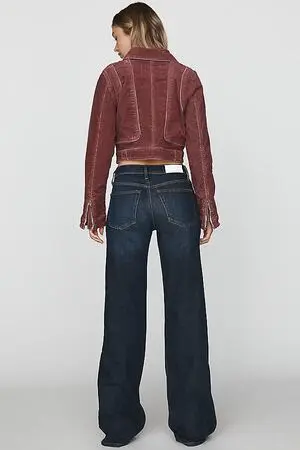 RE/DONE Laurel Mid-rise Wide-leg Jeans