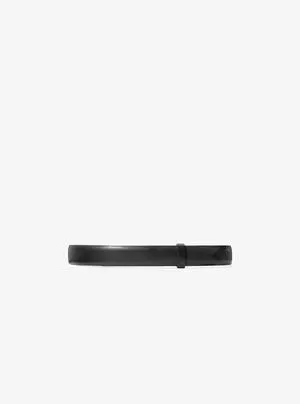Michael Kors Michael Kors Collection Alessandra Leather Belt Black