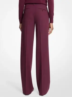 Michael Kors Camilla Stretch Wool Stovepipe Trousers In Size By