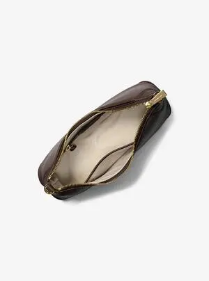 Michael Kors Jet Set Leather Convertible Crossbody Bag - Brown