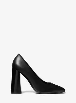 Michael Kors Anna Leather Pumps - Black