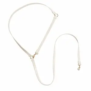 ALECOO Classy Adjustable Dog Leash - White