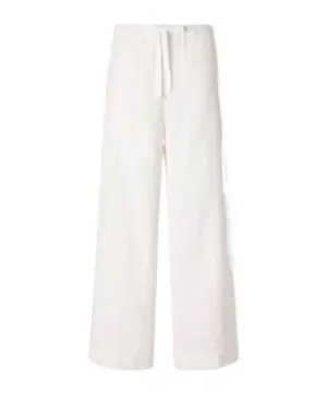 LEMLEM Loosefit Cotton Trousers - White
