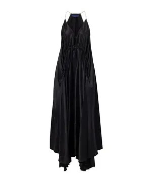Sharon Wauchob Draped Silk-satin Maxi Dress