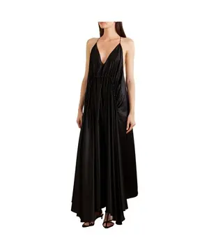 Sharon Wauchob Draped Silk-satin Maxi Dress
