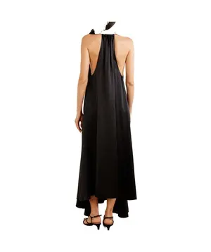 Sharon Wauchob Draped Silk-satin Maxi Dress