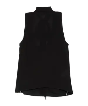Liu Jo Fringe-detail Pussy-bow Top