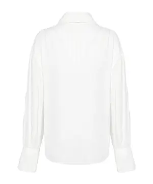 Patrizia Pepe Lace Panel Long Sleeve Top