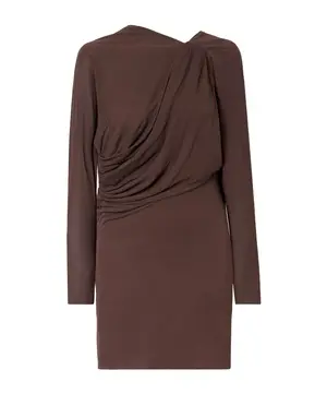 Alex Perry Open-back Draped Jersey Mini Dress