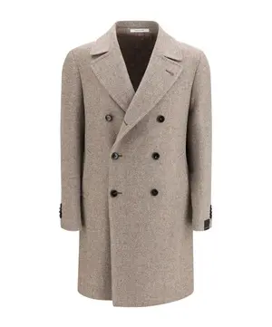 Tagliatore Chevron Double-breasted Coat