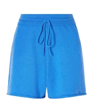 Calle Del Mar Knitted Cashmere Shorts - Blue