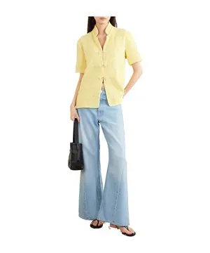 MOTHER High-waist Wide-leg Jeans