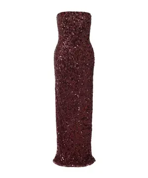 Jenny Packham Sirocco Sequined Tulle Gown