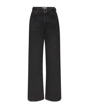 FRAME The Belted Loose Jeans
