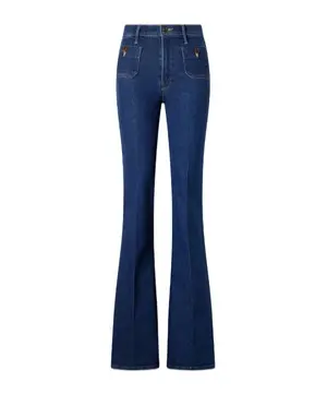 MOTHER Vintage High-waisted Flared Jeans