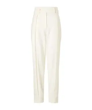 Sharon Wauchob Clio Belted Wool Straight-leg Pants - No
