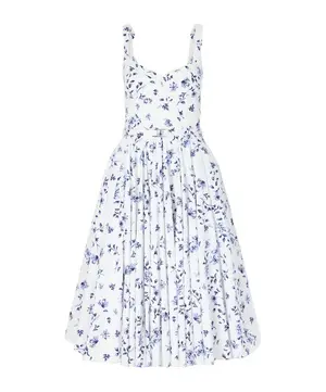 EMILIA WICKSTEAD Floral Print Midi Dress - No