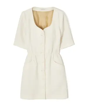 Giuliva Heritage The Vanessa Wool Bouclé-tweed Mini Dress - No