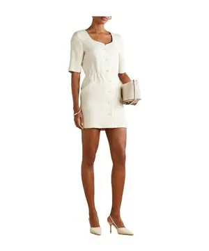 Giuliva Heritage The Vanessa Wool Bouclé-tweed Mini Dress