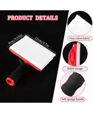 XDOVET Paint Edger Tool Extension Rod Pad Applicator Ceilings Trim Baseboards Refill Pads