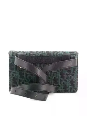 Dior Saddle Rectangular Oblique Canvas Belt Bag