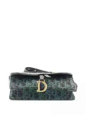 Dior Saddle Rectangular Oblique Canvas Belt Bag