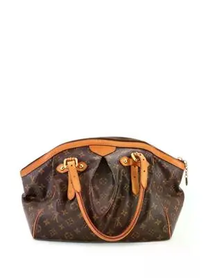 LOUIS VUITTON Tivoli Handbag Monogram Canvas Pm Satchel - Brown