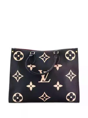 LOUIS VUITTON Onthego Tote Bicolor Monogram Empreinte Giant Mm Shoulder Bag