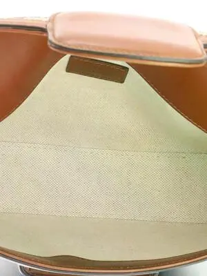 Gucci Horsebit 1955 Crystal Embellished Gg Canvas Mini Shoulder Bag