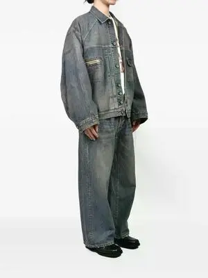 DAIRIKU Wide-leg Denim Jeans